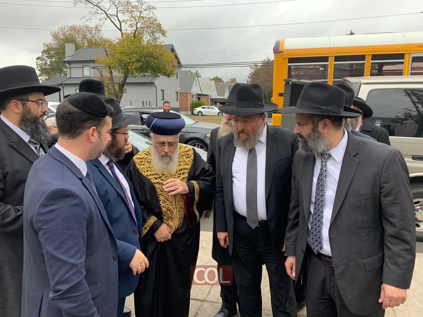 Le grand rabbin séfarade d’Israël, Rav Itshak Yossef, au Ohel du Rabbi ...